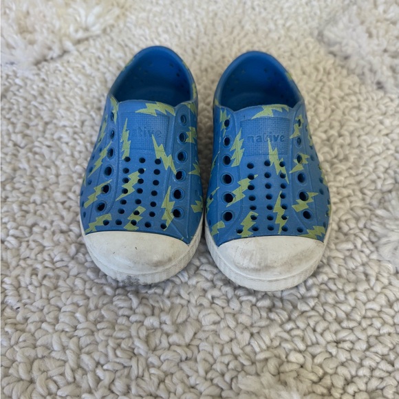 Native Shoes | Shoes | Native Shoes Blue And Yellow Sneakers With ...